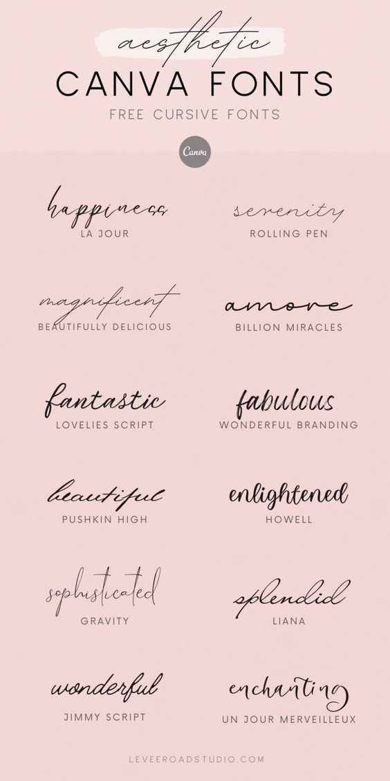 Best Free Cursive Fonts on Canva | Levee Road Studio Best Free Cursive Fonts on Canva | Levee Road Studio