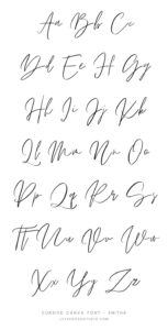 Pretty Cursive Fonts to Use on Canva | Levee Road Studio